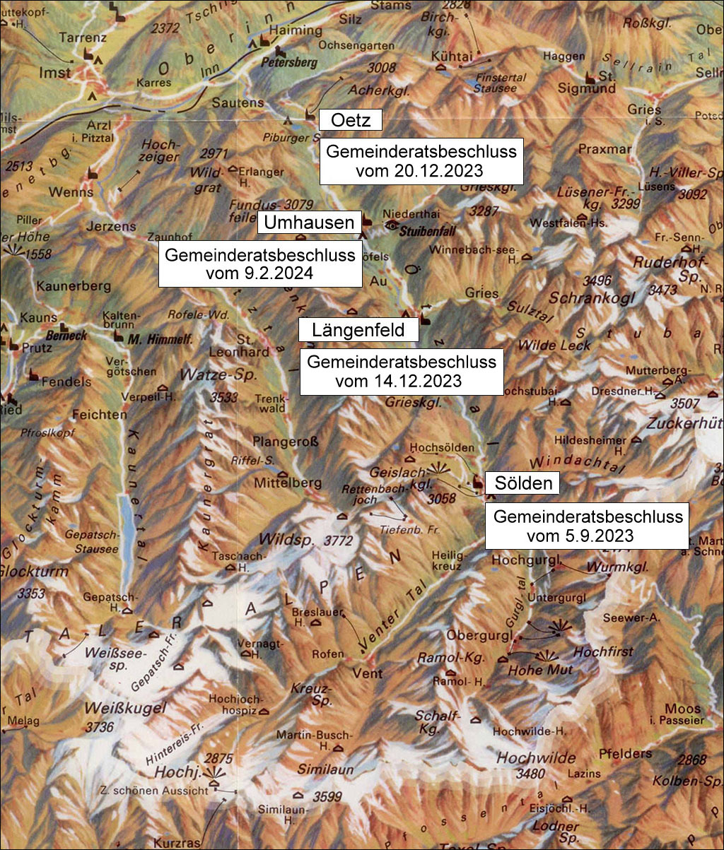 Das Wasser im Ötztal … bleibt im Ötztal